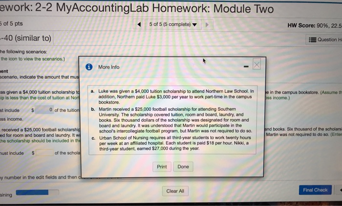 Solved Homework 2 2 Myaccountinglab Homework Module Two