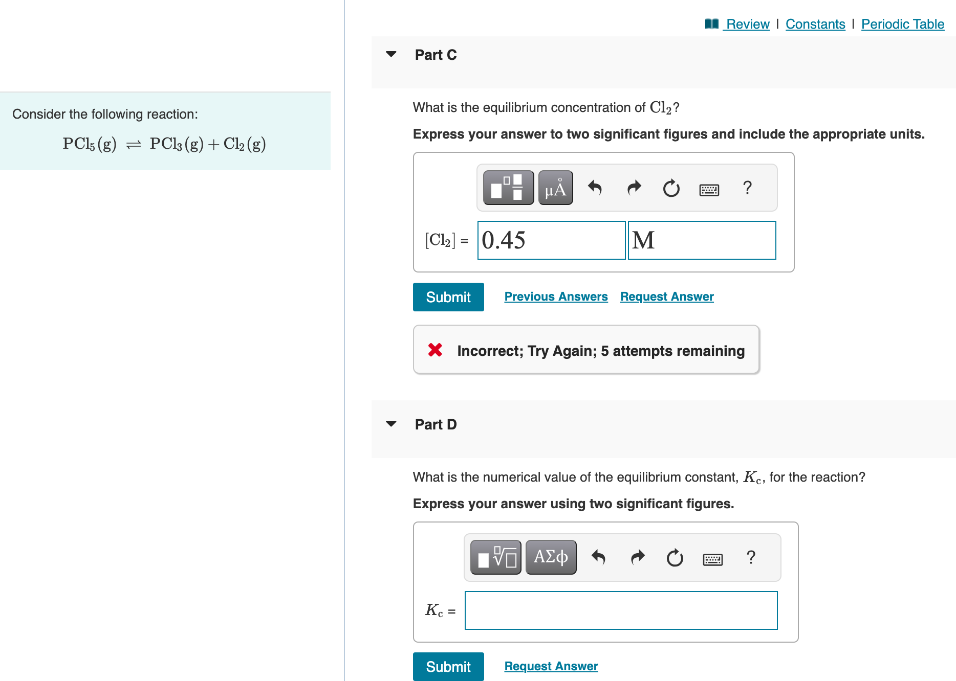 Part CConsider the following | Chegg.com