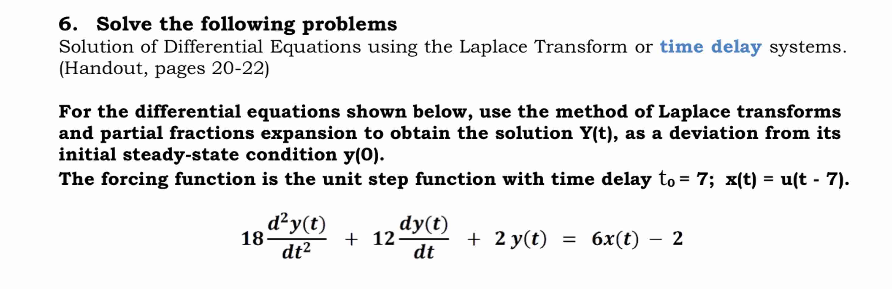 Solved Solve the following problemsSolution of ﻿Differential | Chegg.com