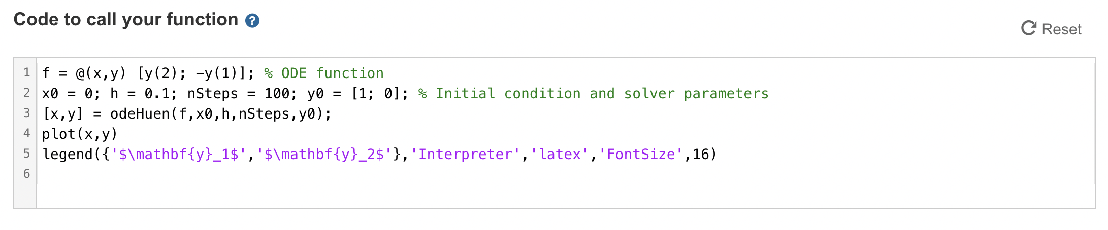 Solved Huen's Method for Numerically Integrating ODE's My | Chegg.com