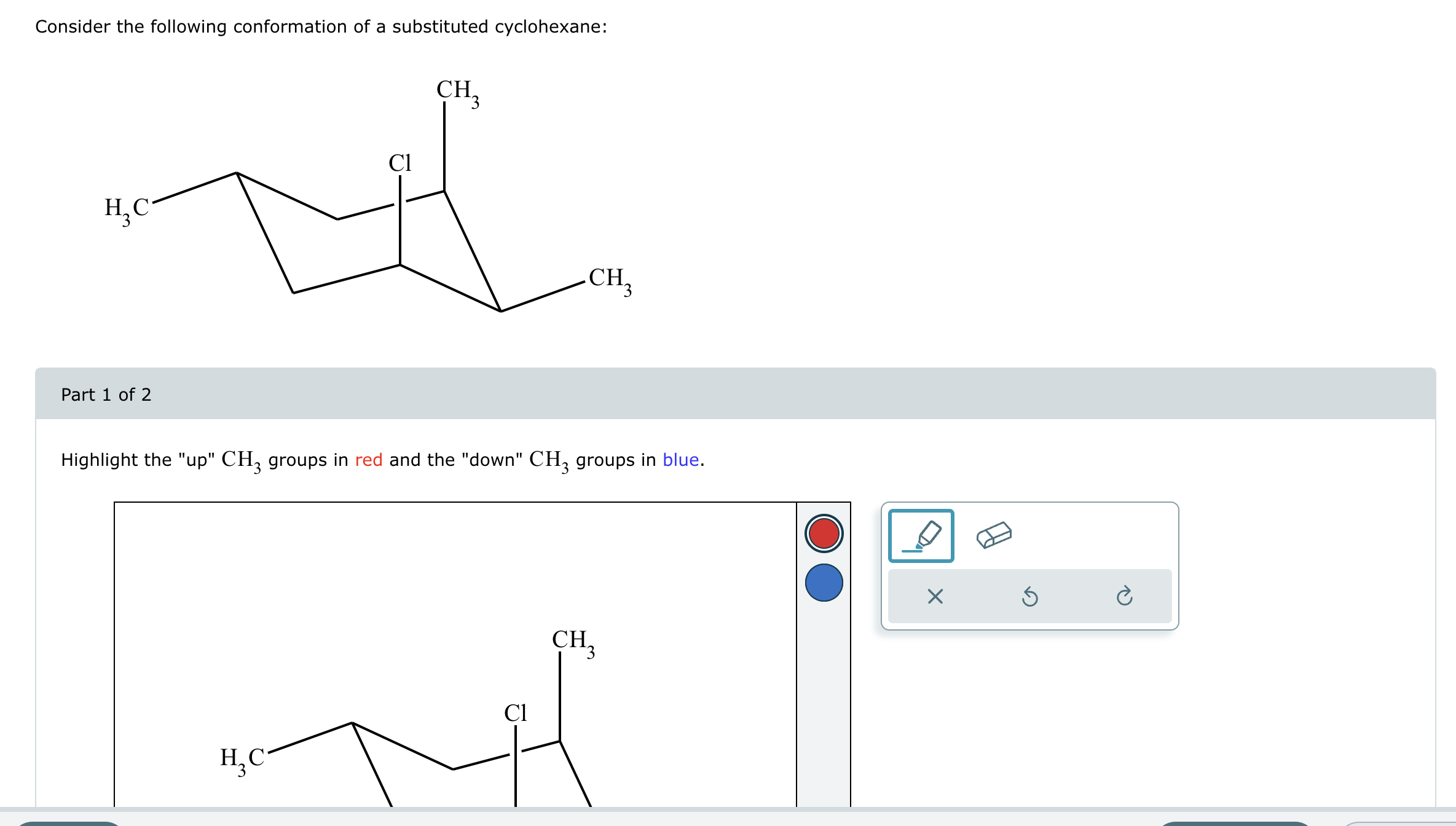 Solved Consider the following conformation of a substituted | Chegg.com