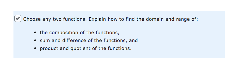 Solved Determine the composite function fog and gof. For | Chegg.com
