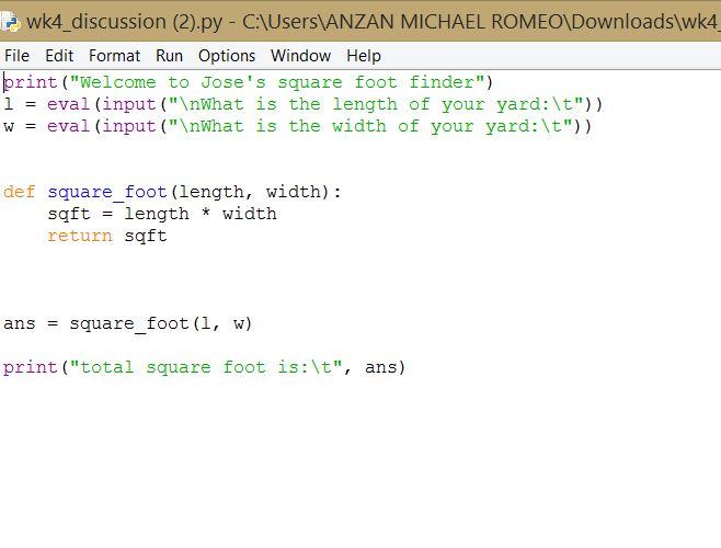 Solved Modify that student's program changing the | Chegg.com