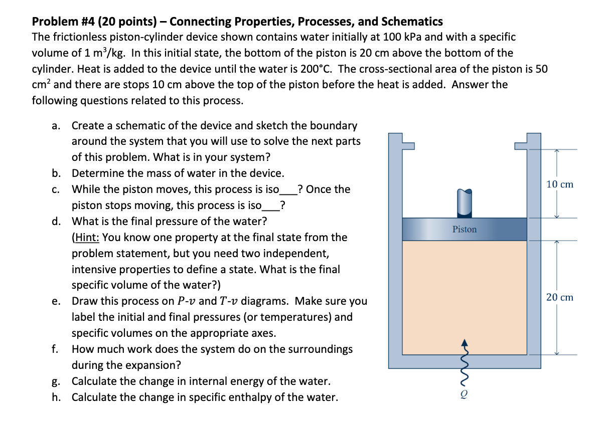 Solved Problem #4 (20 points) - Connecting Properties, | Chegg.com