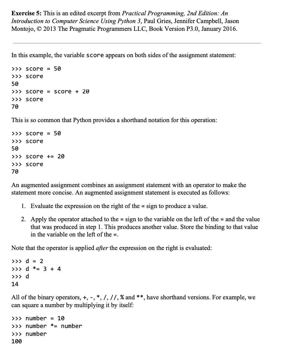 Solved Exercise 5 This Is An Edited Excerpt From Practical 9374