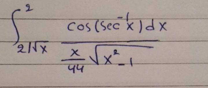 Solved 2 f cos(secx) dx xx² , 21x पप | Chegg.com