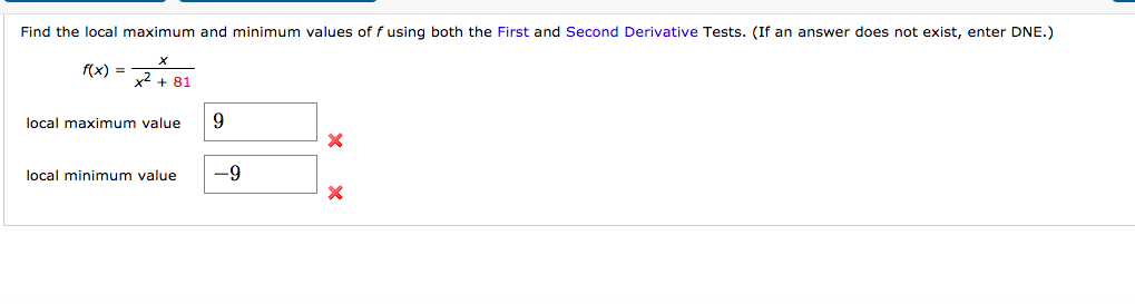 Solved Find The Local Maximum And Minimum Values Of F Using