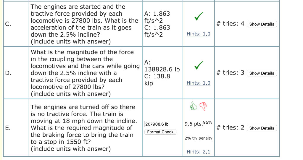 Solved The EF Express, a train similar to the one shown | Chegg.com