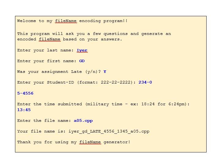 Solved I need the following code in C++ Please. One thing I | Chegg.com