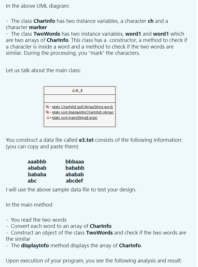 Solved Question 3 (12 marks) Two words, word1 and word2, are | Chegg.com