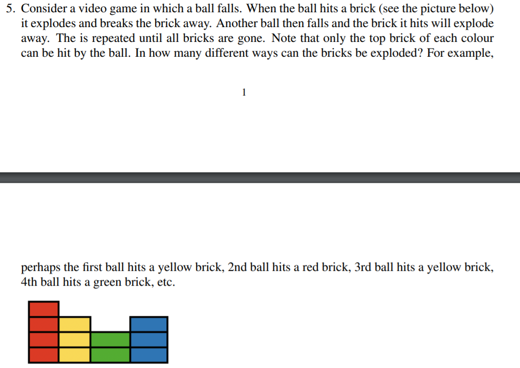 Solved 5. Consider a video game in which a ball falls. When | Chegg.com