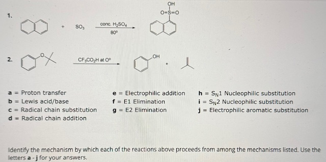 Solved a= ﻿Proton transferb = ﻿Lewis acid/basec= ﻿Radical | Chegg.com