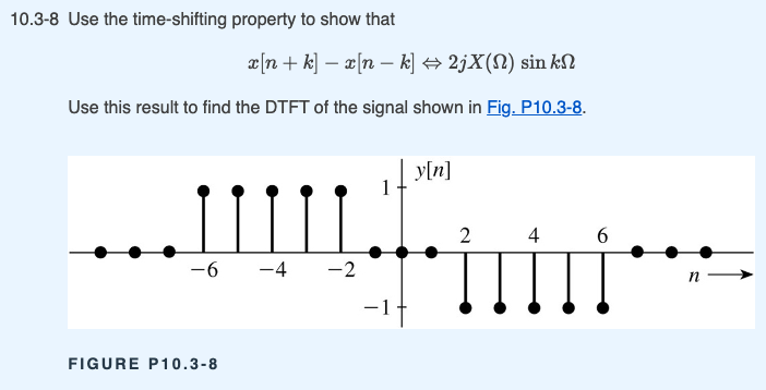 Solved 10.3-8 Use the time-shifting property to show that | Chegg.com