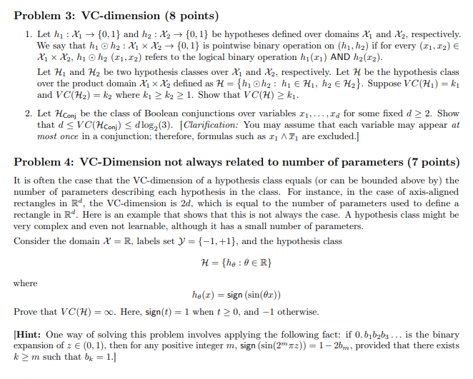 Machine Learning and Statistical Pattern Recognition. | Chegg.com