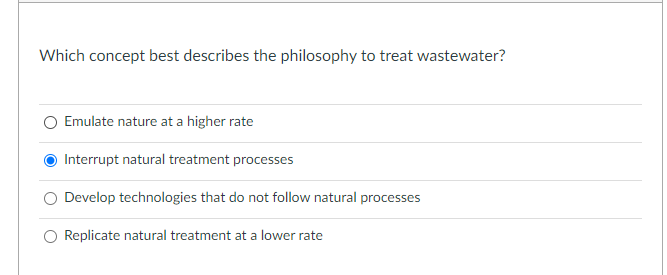 Solved What category of water quality would sewage overflow | Chegg.com