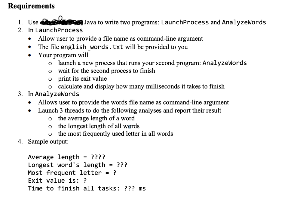 Solved Please Use JAVA and SHOW OUTPUT PLEASE as for the | Chegg.com Solved Please Use JAVA and SHOW OUTPUT PLEASE as for the | Chegg.com