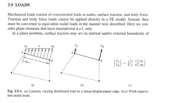 3.18 On a straight linear element edge, what q = q(x) | Chegg.com