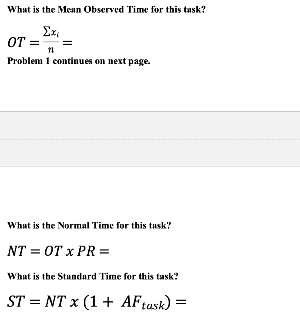 Solved Problem 1) ABC Company needs to determine the | Chegg.com