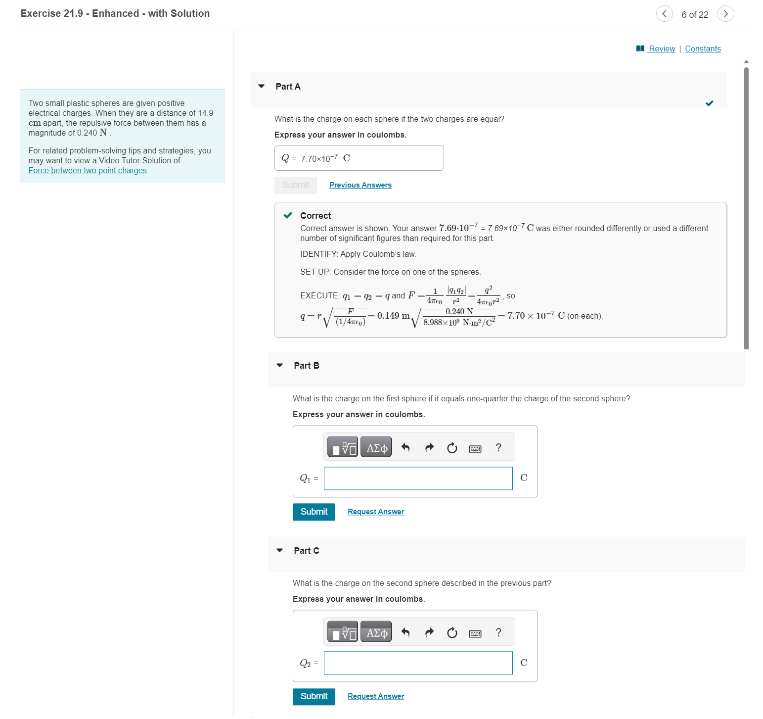 Solved Exercise 21.9 - ﻿Enhanced - ﻿with Solution6 ﻿of | Chegg.com