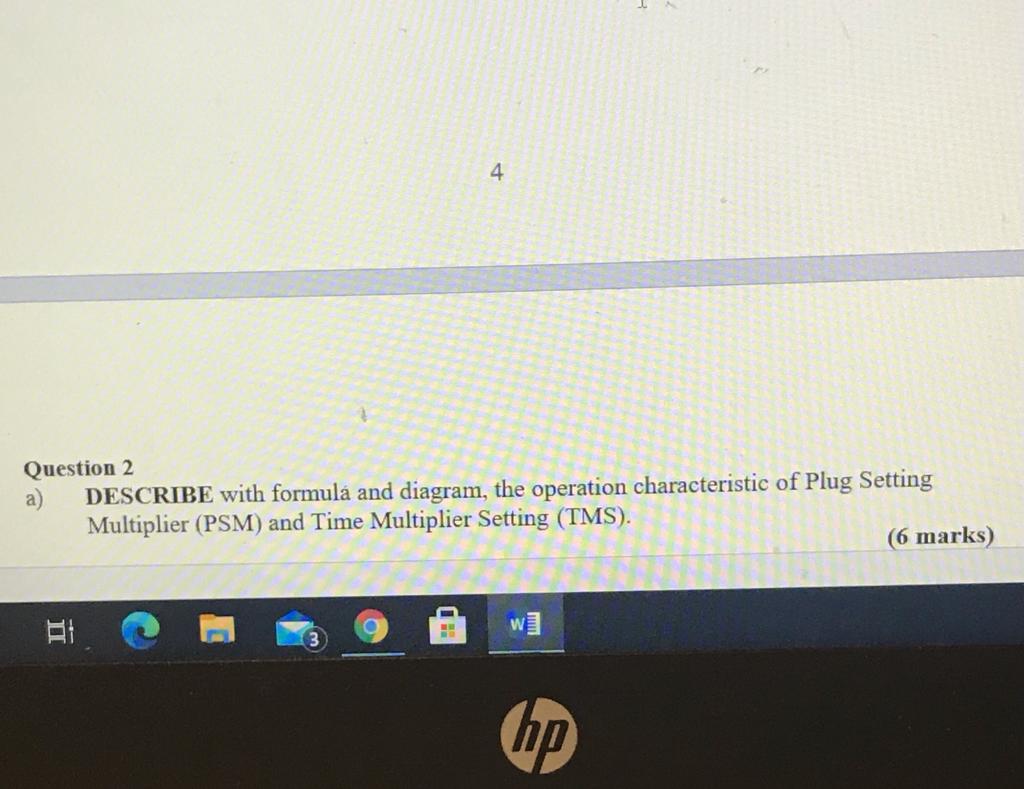Solved 4 Question 2 DESCRIBE with formula and diagram, the | Chegg.com