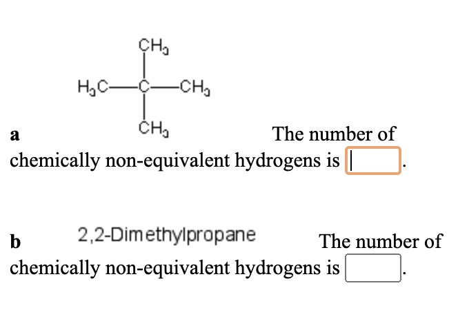 Solved How many kinds of chemically non-equivalent hydrogens | Chegg.com