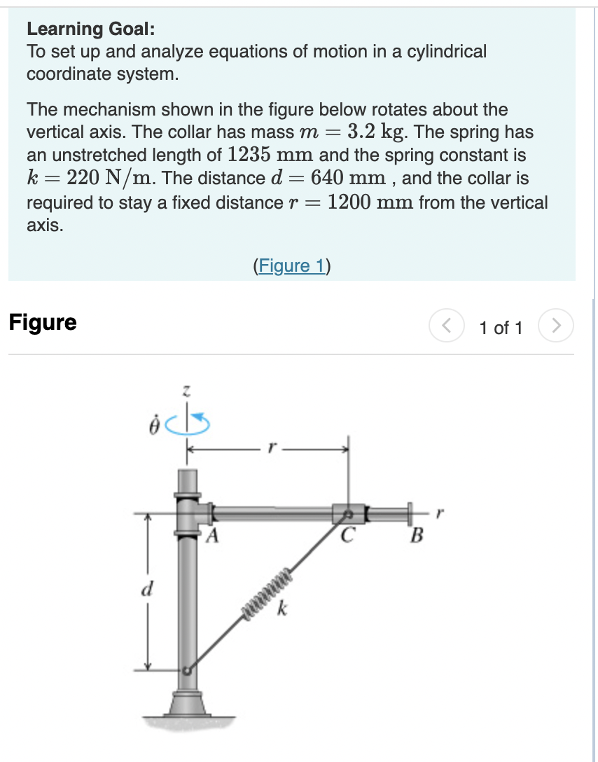 Solved Consider the same mechanism again, with m=3.2 kg, | Chegg.com