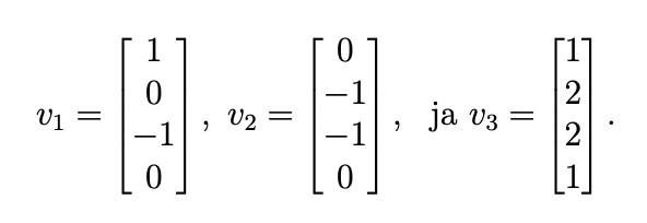 Solved Let V = Sp(v1, v2, v3) of the space R 4×1 subspace, | Chegg.com