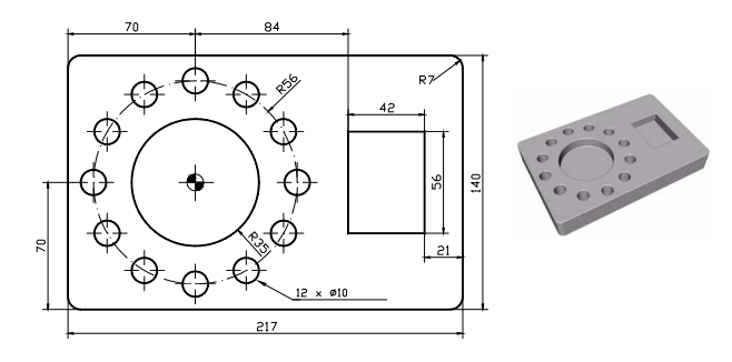 Solved CNC part program (milling) for the above | Chegg.com