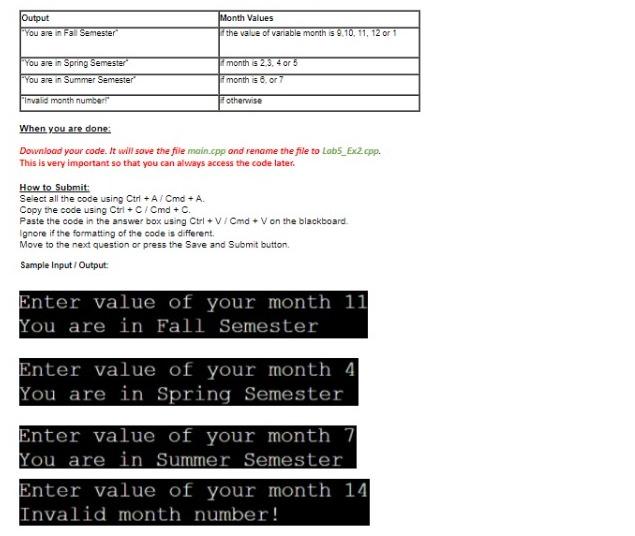 Solved Write your C++ program in main.cpp. Solve using the | Chegg.com