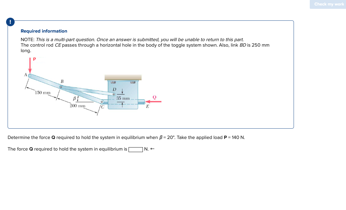 Solved Check my work ! Required information NOTE: This is a | Chegg.com