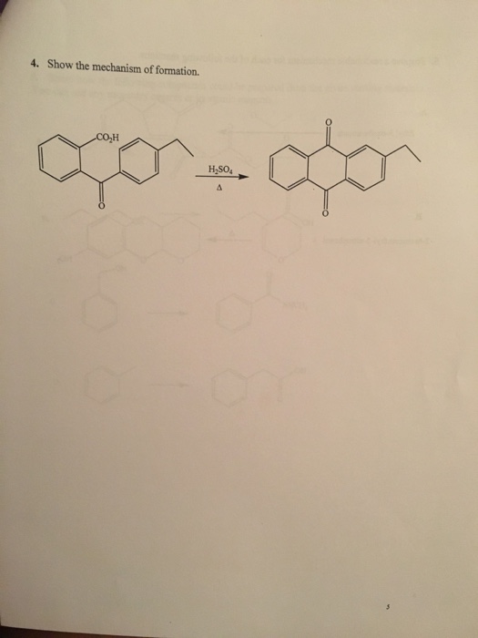Solved 4. Show the mechanism of formation. H SO4 | Chegg.com