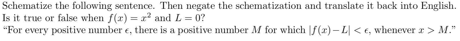 Solved Schematize the following sentence. Then negate the | Chegg.com