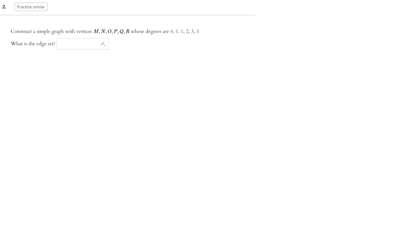 Solved 2 Practice Similar Construct A Simple Graph With