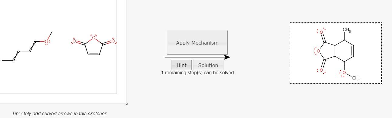 Solved Tip: Only add curved arrows in this sketcher | Chegg.com