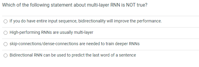 Solved Which of the following statement about multi-layer | Chegg.com