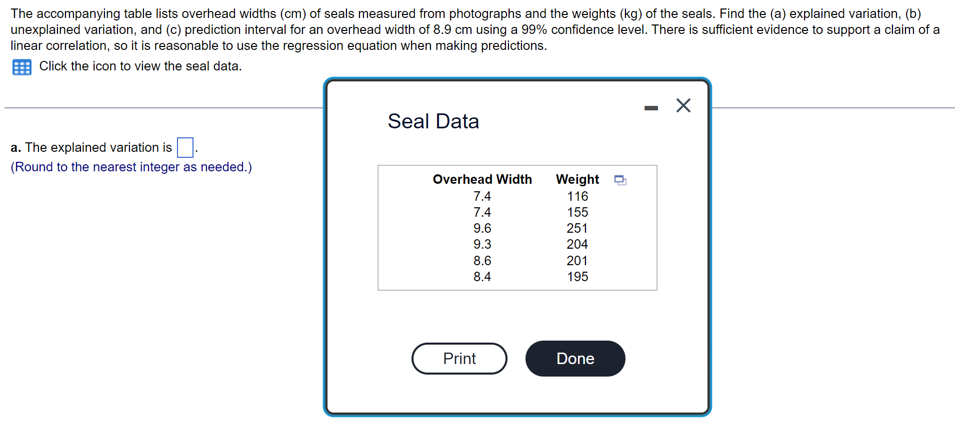 Solved confidence level to construct a prediction interval | Chegg.com