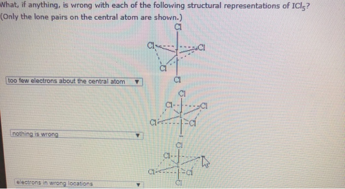 Solved What, if anything, is wrong with each of the | Chegg.com