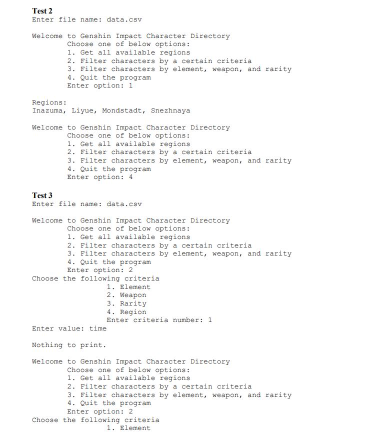 (In Python) I provided everything from the project, | Chegg.com