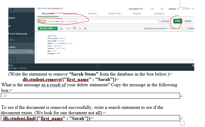 Solved Please use mongo db to answer the following question | Chegg.com