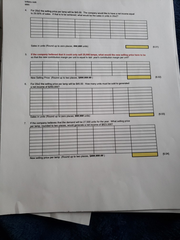 Solved PART 1 Fixed and Variable Cost Determinations Unit | Chegg.com
