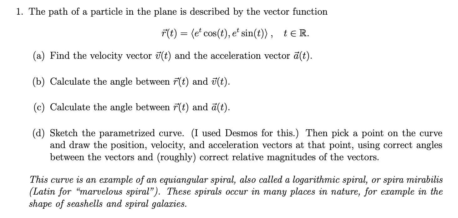Solved The path of a particle in the plane is described by | Chegg.com