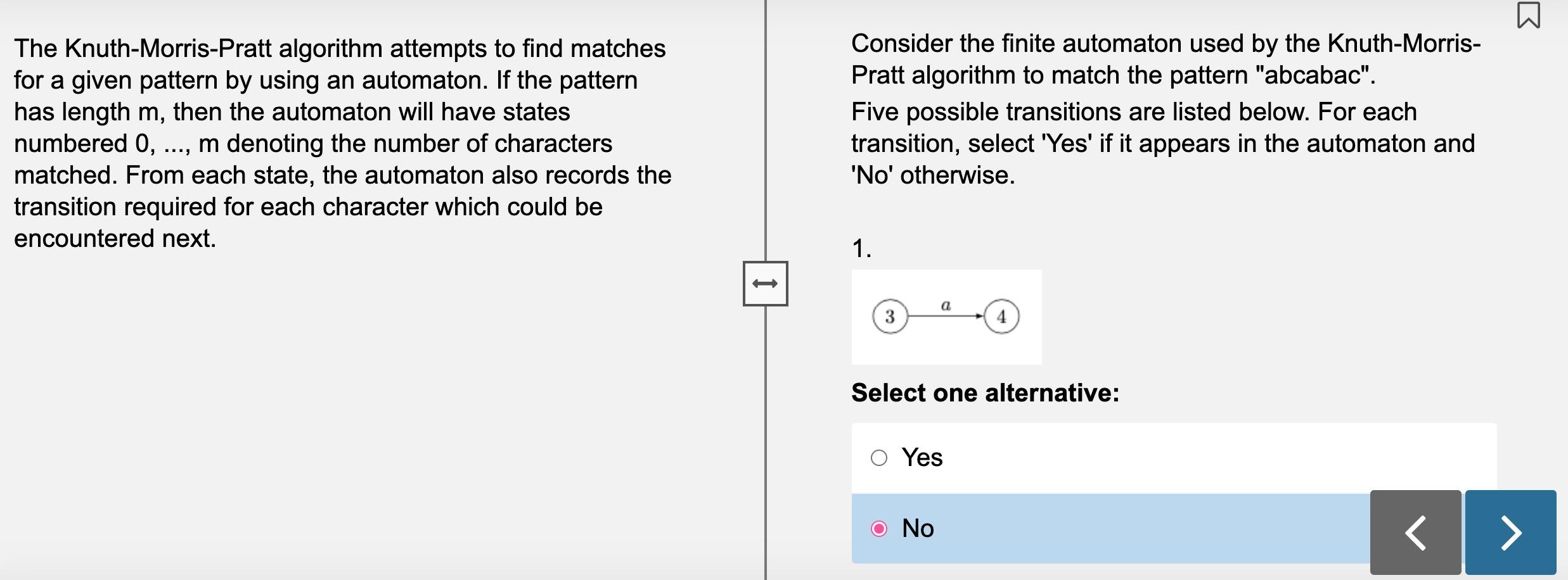 Solved R The Knuth-Morris-Pratt algorithm attempts to find | Chegg.com