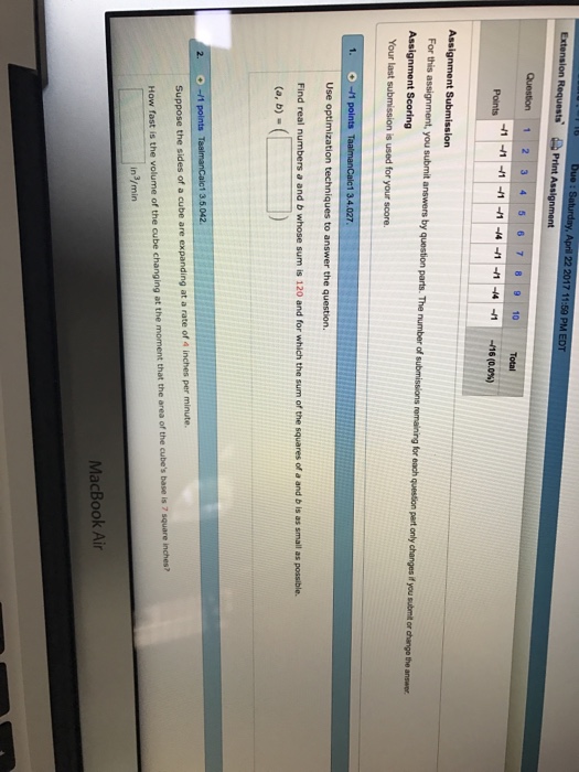 Solved Assignment Submission For this assignment, you | Chegg.com
