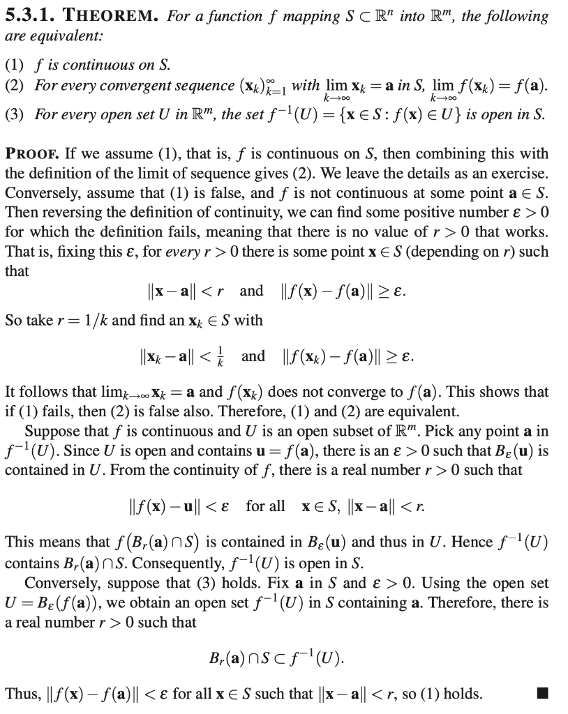 Solved Show that f mapping a compact set S⊂Rn into Rm is | Chegg.com