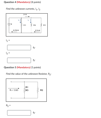 Solved Question 1 (Mandatory) (20 points) Find RT,IS,V1,V2 | Chegg.com