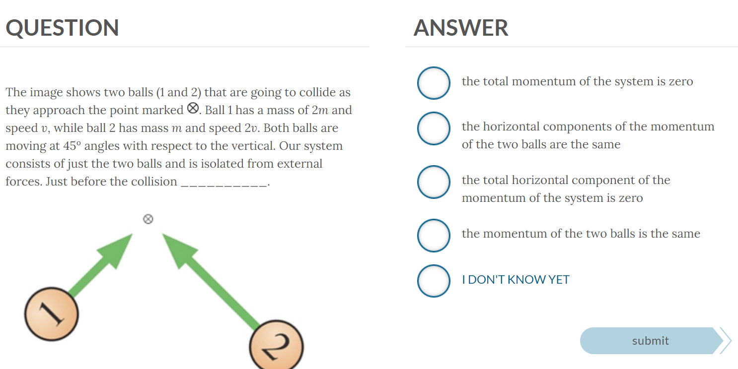 Solved QUESTION ANSWER The image shows two balls ( 1 and 2 ) | Chegg.com