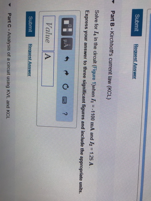 Solved Kirchhoff's Laws Learning Goal: To leam to evaluate | Chegg.com