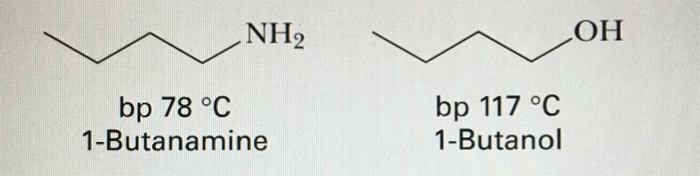 Solved 10.19 Account for the fact that 1-butanamine has a | Chegg.com