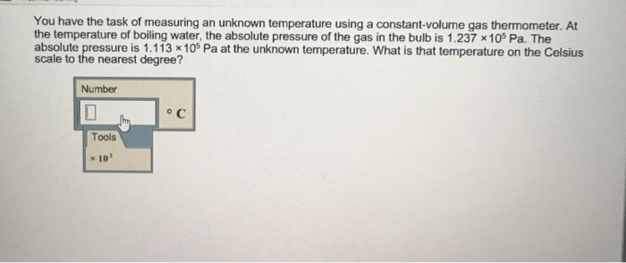 Solved You have the task of measuring an unknown temperature | Chegg.com