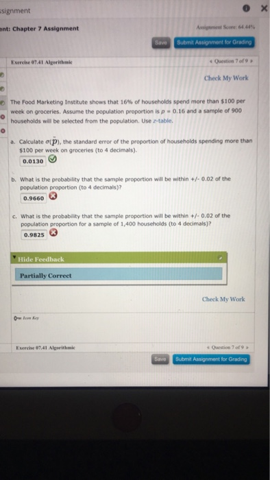 Solved signment ent: Chapter 7 Assignment Asepment Score 64 | Chegg.com